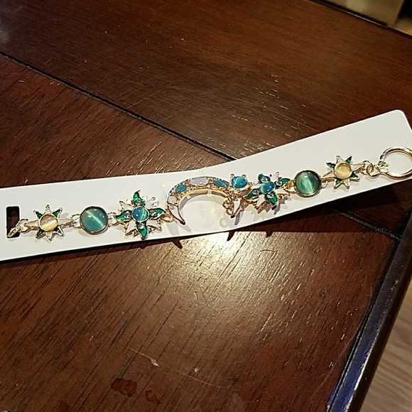 Jewelry | New Moon Gem Bracelet | Poshmark